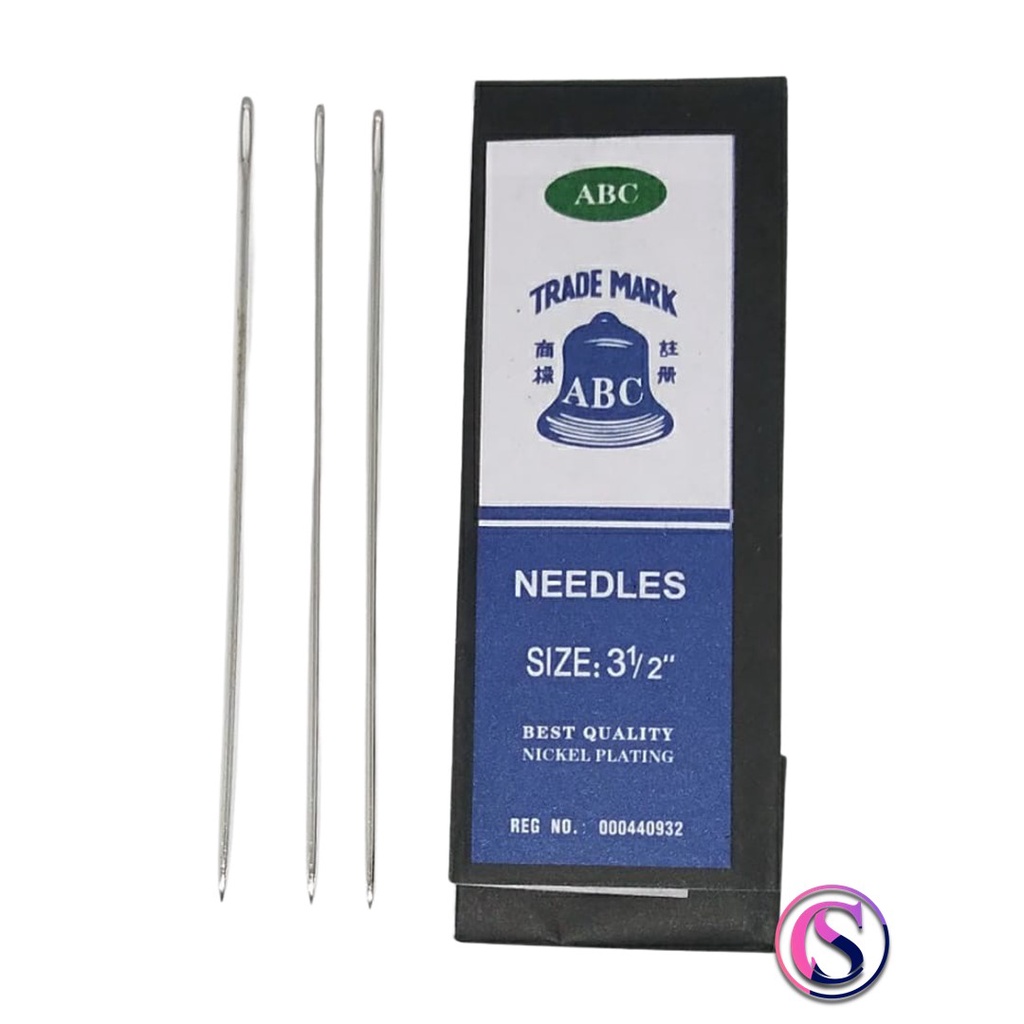 Jual Jarum kasur / jarum layar ABC 3.5" / 9 cm | Shopee Indonesia