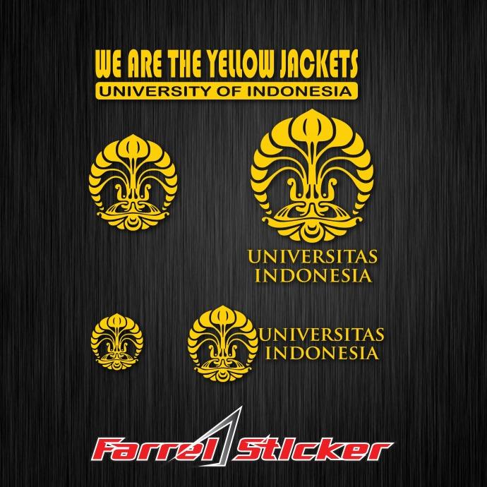 Jual Sticker UI Stiker Universitas Indonesia farr3l55 Juara | Shopee ...