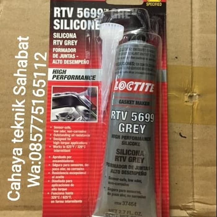 Jual LOCTITE 5699 SILICONE RTV GREY/LOCTITE GREY RTV/LEM GASKET ...