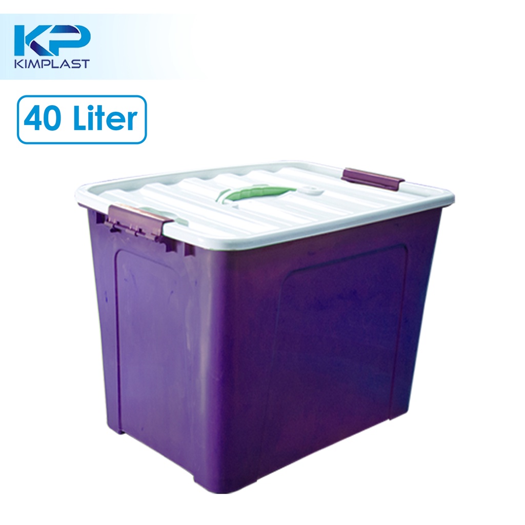 Jual KIMPLAST Box Container 40 Liter Deluxe / Dengan Pegangan Handle ...