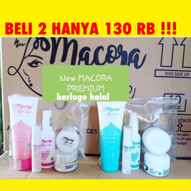 Jual [PREMIUM] NEW MACORA SKINCARE BERLOGO HALAL | Shopee Indonesia