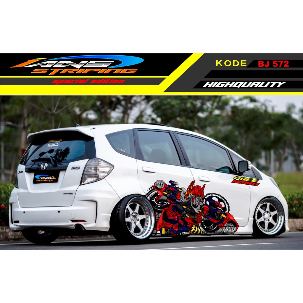 Jual STIKER MOBIL JAZZ BRIO / DECAL MOBIL KARIMUN AVANZA YARIS / STIKER ...