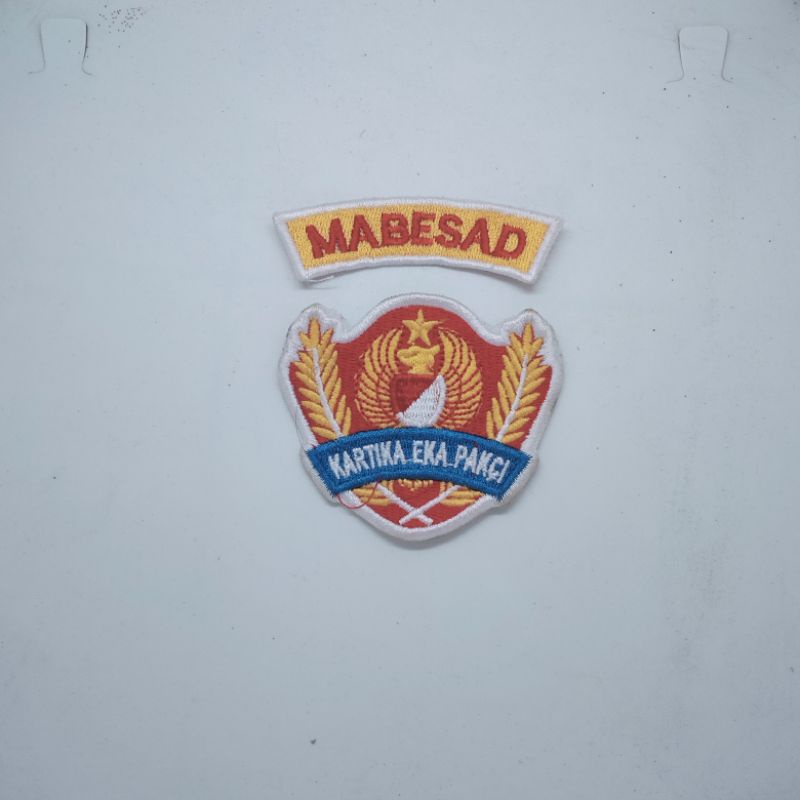 Jual Logo Bordir Mabesad TNI / Bordir Mabesad TNI / Bordir Logo Mabesad ...