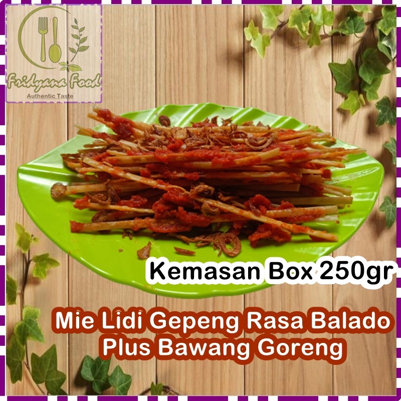 Jual 250GR MIE LIDI GEPENG BALADO/MI LIDI GEPENG/MIELIDI MILIDI/MI LIDI ...