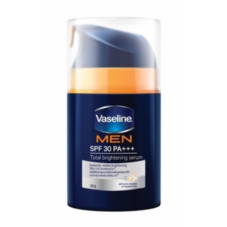 Jual Vaseline Men Total Brightening Serum SPF 30 PA+++ 50gr | Shopee ...