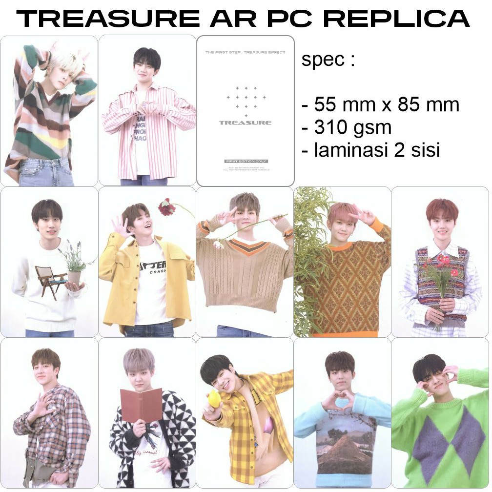 Jual photocard unofficial Treasure the first step: Treasure Effect AR ...