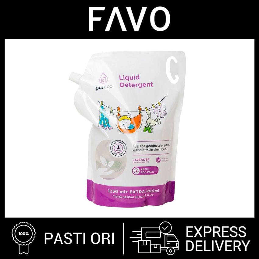 Jual Detergent Pakaian Bayi - Pureco Liquid Detergent - 1450 mL | Shopee Indonesia