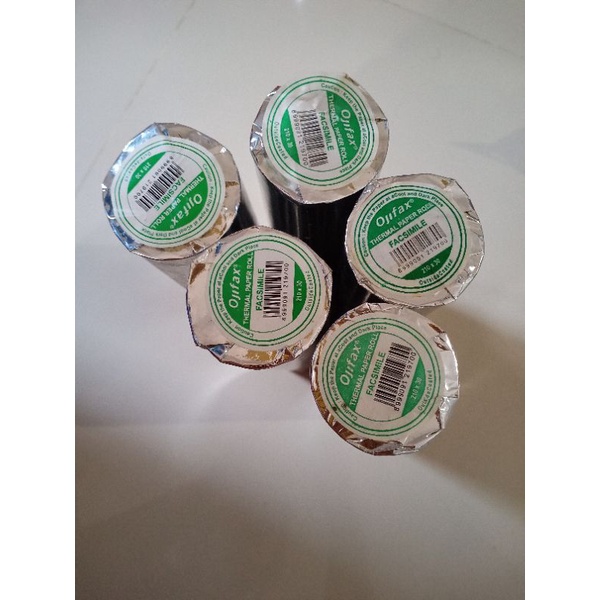 Jual ojifax termal paper roll kertas fax 210 x 30 facsimile murah alat ...