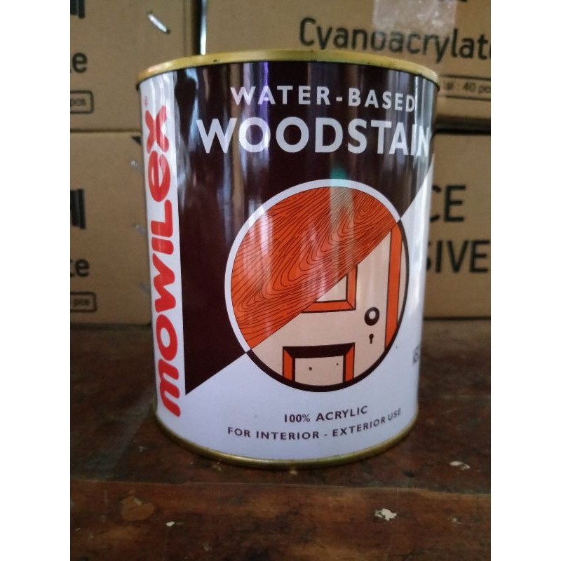 Jual CAT KAYU PLITUR 1kg MOWILEX WOODSTAIN | Shopee Indonesia