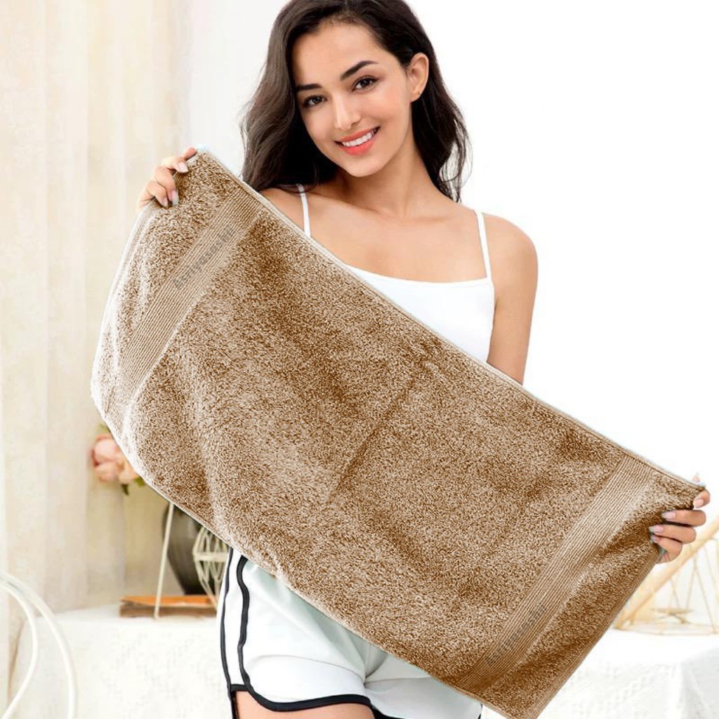 Jual Handuk Wajah Leher Muka 35x70 Cokelat Asriyasashii Cotton 100% ...