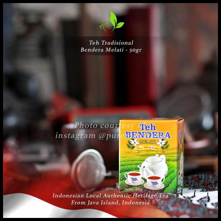 Jual Teh Indonesia - Teh Bendera Kuning Melati 50Gr 1 Kotak Teh Tubruk ...