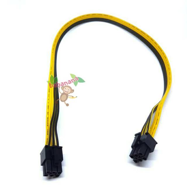 Jual Kabel 6 pin male to 6 pin male vga extension mining cable | Shopee ...