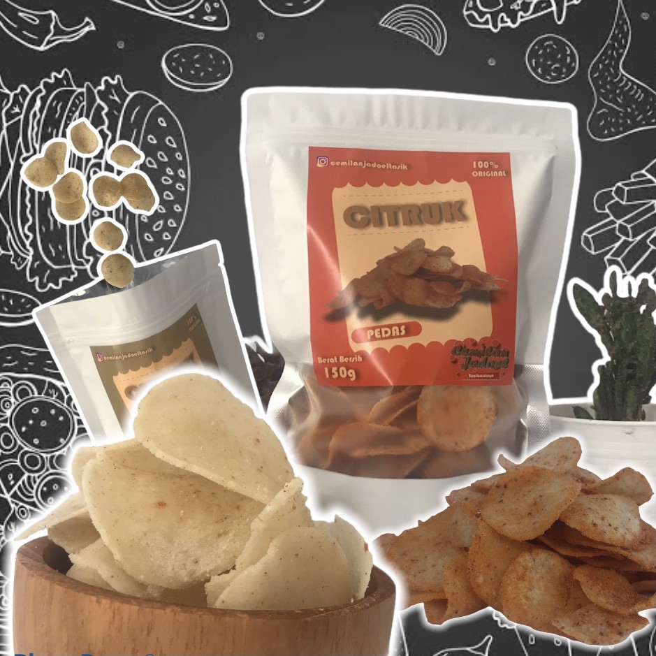 Jual Cemilan Snack Citruk Original / Pedas Berat 150gr Camilan Makanan ...