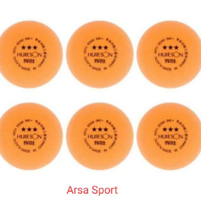 Jual Bola Pingpong Huieson 3 Star 100 pcs Bola Latihan Tenis Meja ...