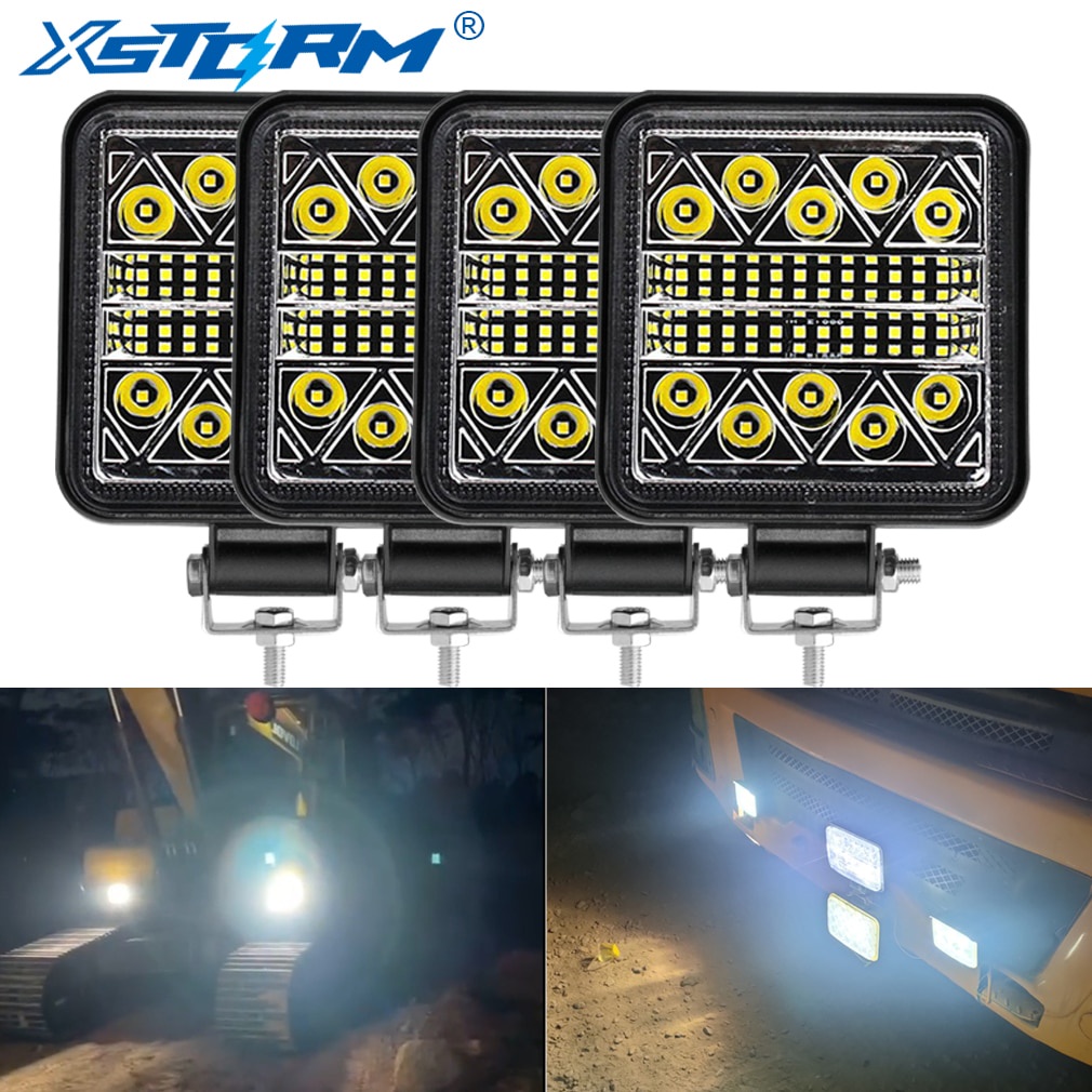 Jual PREORDER 4inch 102W LED Light Bar Offroad Work Lights 4X4 ...