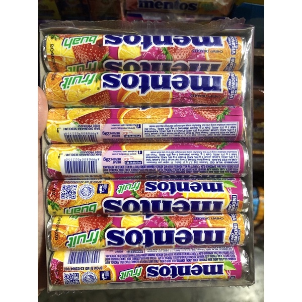 Jual Permen Mentos roll 29 gram (1 pack isi 14 sticks) | Shopee Indonesia