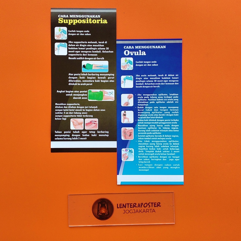 Jual Flyer/Brosur Cara Menggunakan Ovula dan cara menggunakan ...