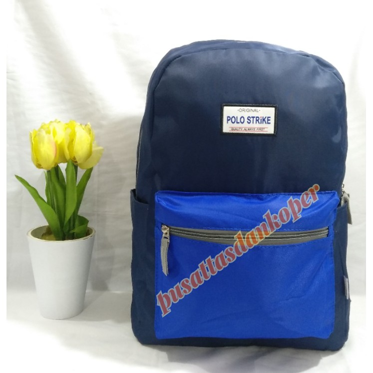 Jual Ransel ABG Polo Strike 0251# (GROSIR MINIMAL 1 MODEL SERI WARNA ...