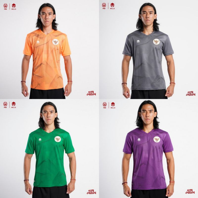 Jual Baju Jersey Latihan Training Timnas Indonesia Mills 1013GR (4 ...