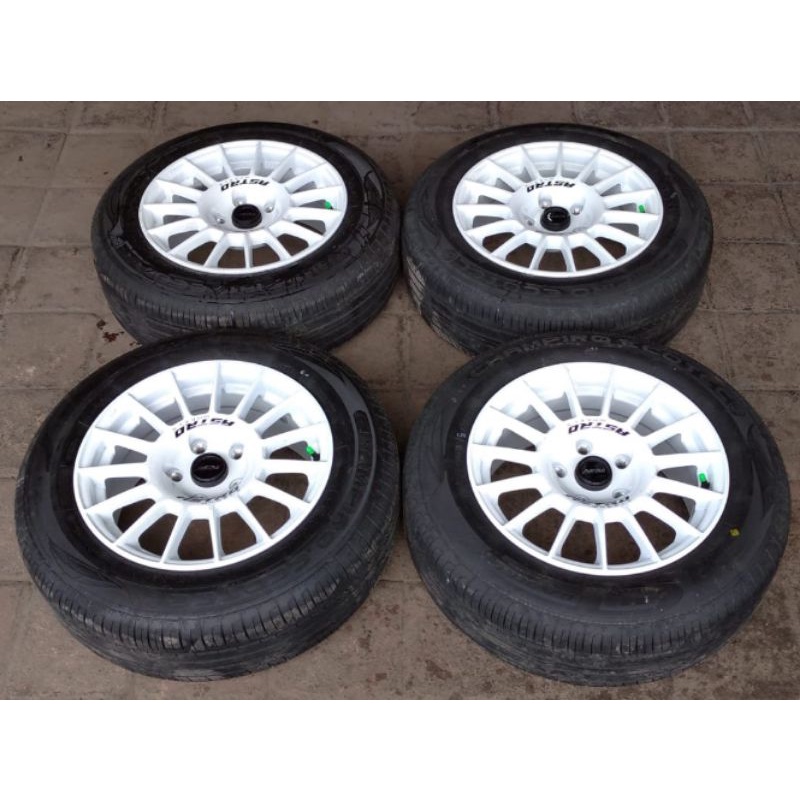 Jual Velg Variasi Pelek Mobil Second Rally Ring 15 H5x114 plus Ban GT ...