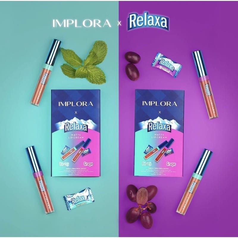 Jual IMPLORA RELAXA LIPCREAM /LIP CREAM TERBARU IMPLORA RELAXA/ OMBRE ...
