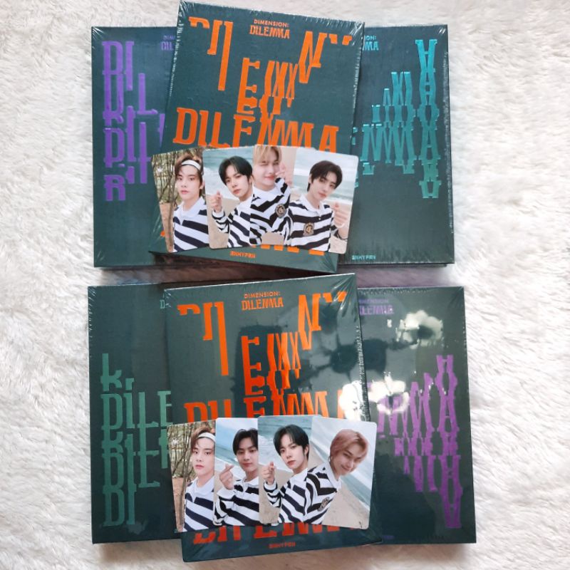 Jual ENHYPEN DILEMMA WEVERSE ALBUM PC EVENT TAMED DASHED | Shopee Indonesia