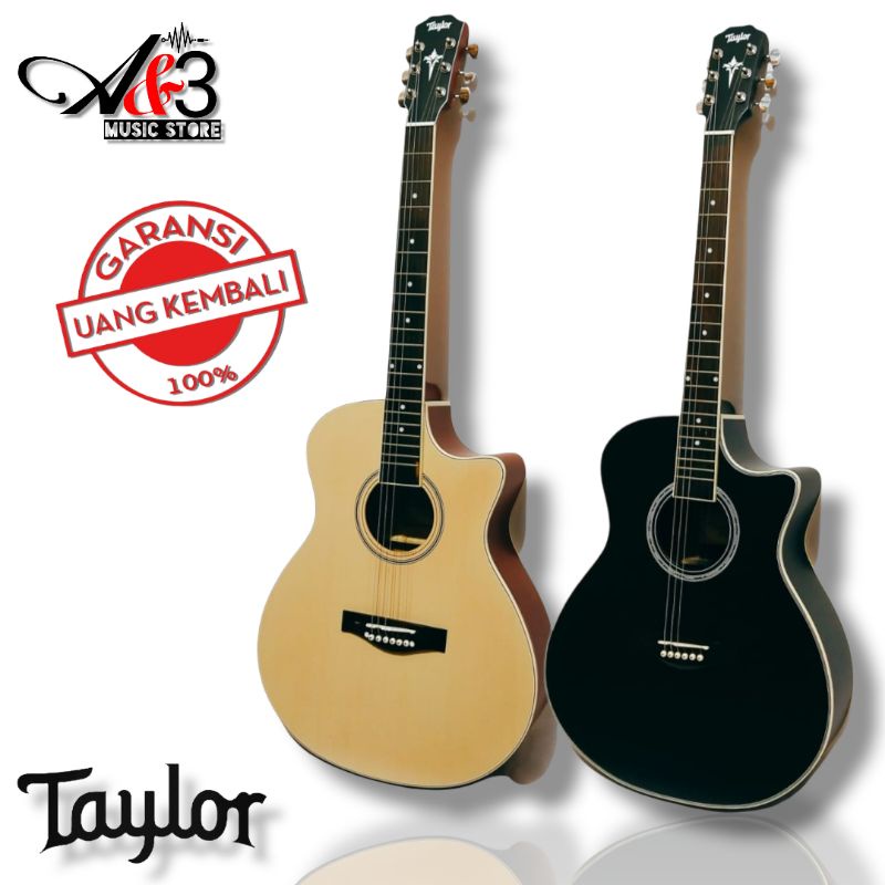 Jual Gitar Taylor Akuatik Elektrik Tanam besi Medium pro | Shopee Indonesia