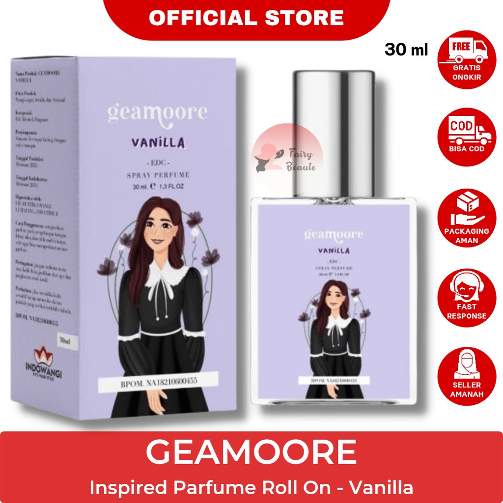 Jual Geamoore Parfum Roll 6 ml 5 ml 30 ml Geamoore Geamore Inspired ...