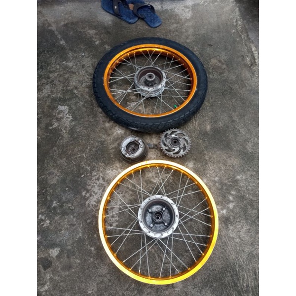 Jual velg velah velek pelk roda depan belakang suzuki smash shogun rc ...