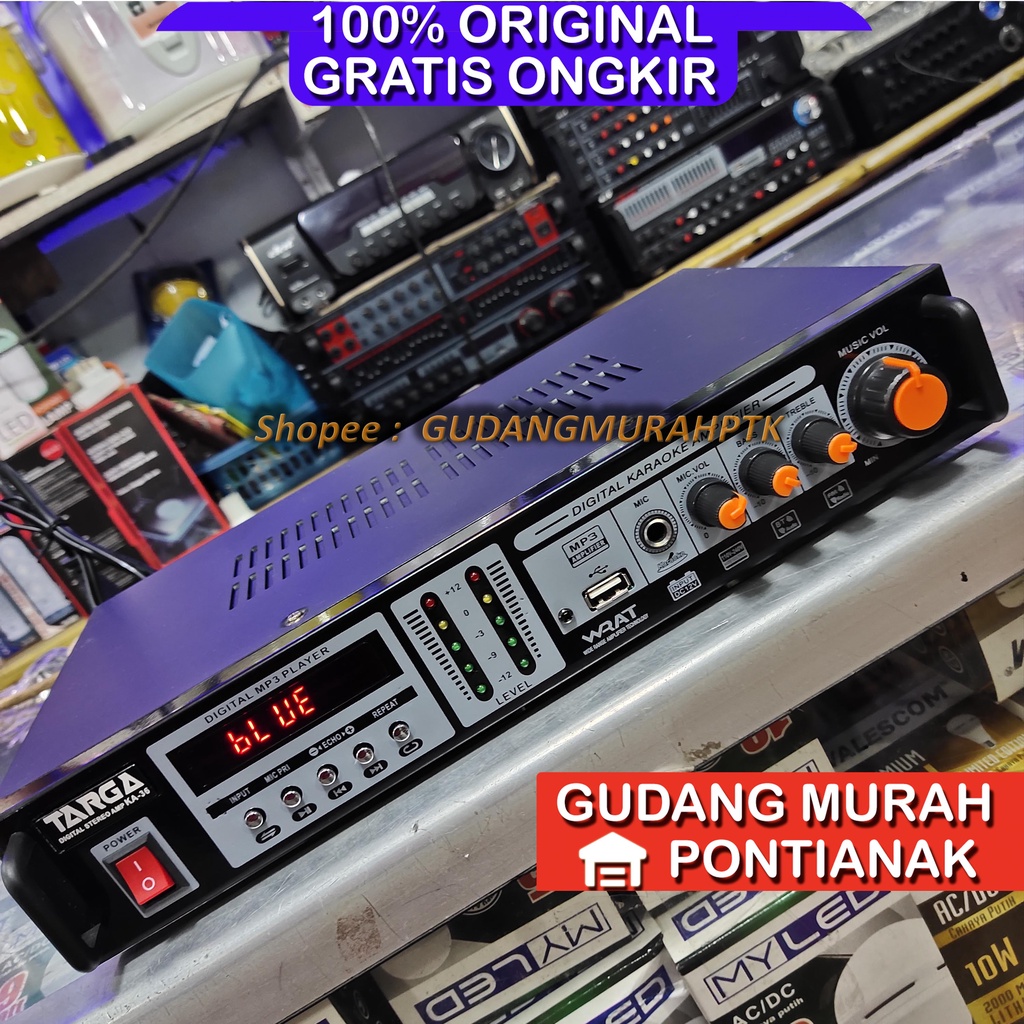 Jual AMPLIfIER TARGA TR KA 36 USB MP3 BLUETOOTH AMPLI ORIGINAL TR KA-36 USB MP3 BLUETOOTH ...