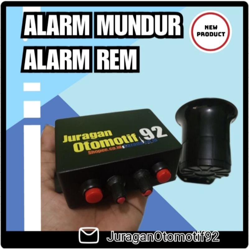 Jual Atret mundur rem/klakson mundur dan rem/alarm mundur mobil 12/24 ...