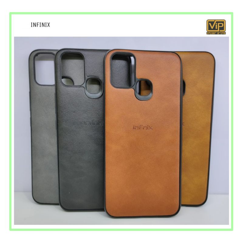 Jual CASE LEATHER ORI LOGO INFINIX SMART 5, NOTE 11 PRO, HOT 12, HOT 12 PLAY | Shopee Indonesia