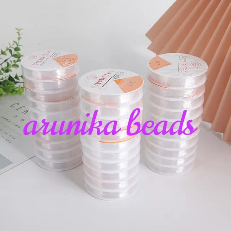 Jual BENANG KARET / SENAR KARET UNTUK GELANG ANEKA UKURAN 07, 08.09.10 ...