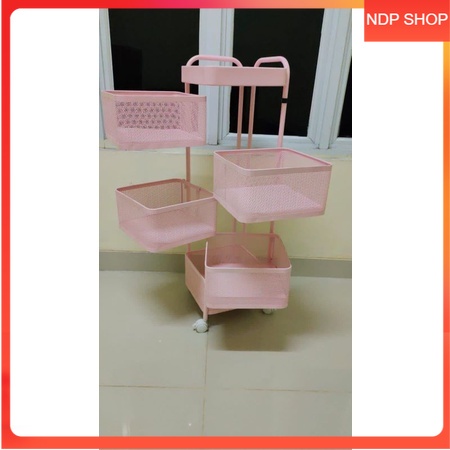 Jual Rack rotary generasi baru rak pink rak susun lemari susun rak ...