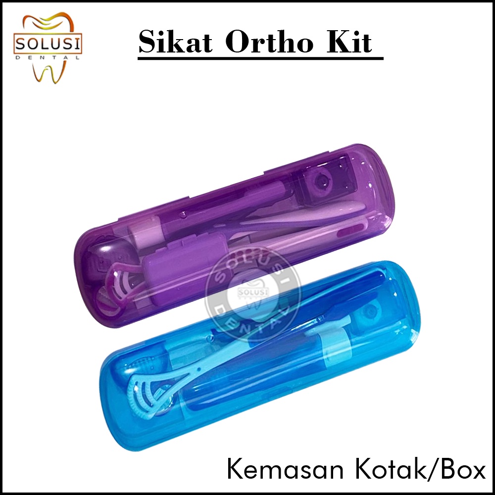 Jual Dental Sikat Ortho Kit Orthodontic Kit / ORTHO KIT SET ORTHOKIT ...
