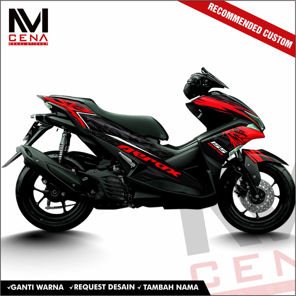 Jual Sticker Striping Decal Aerox 155 full body sticker aerox custom ...