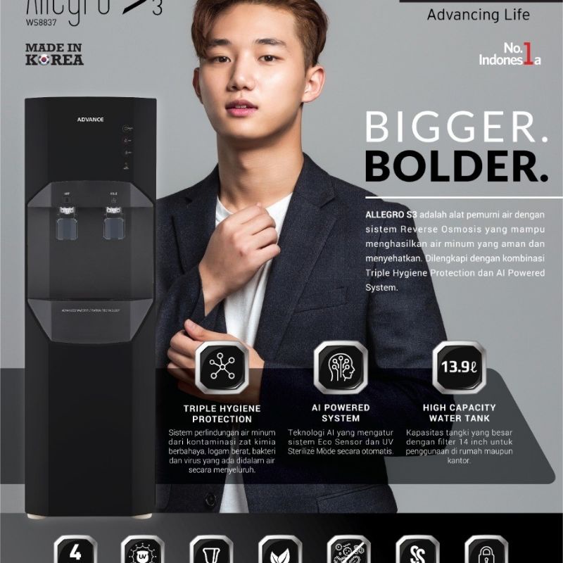Jual Advance Allegro S3 blcak 2 suhu | Shopee Indonesia