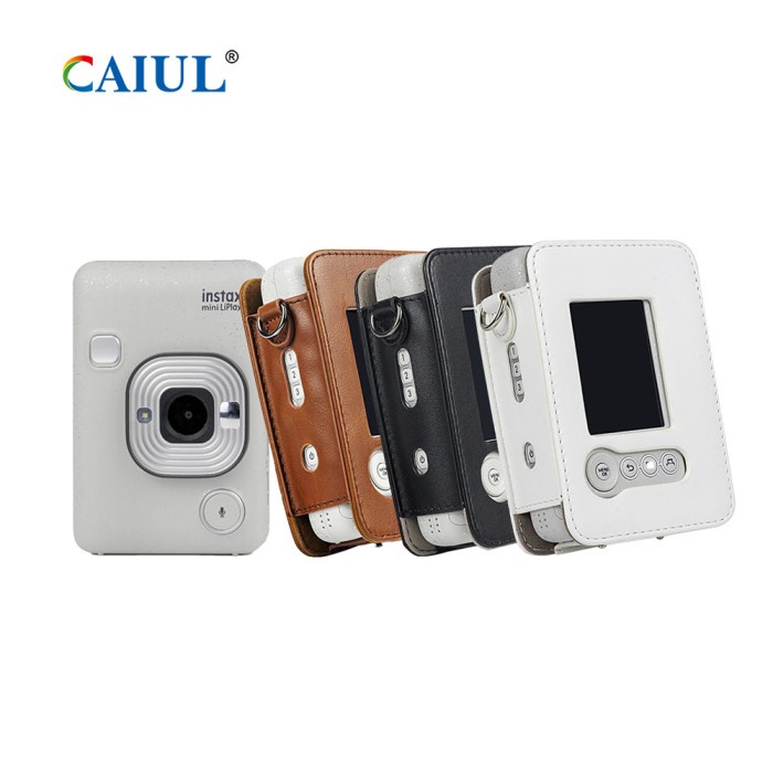 Jual Fujifilm Leather Bag Polaroid Instax LiPlay Tas Case Kamera Li ...