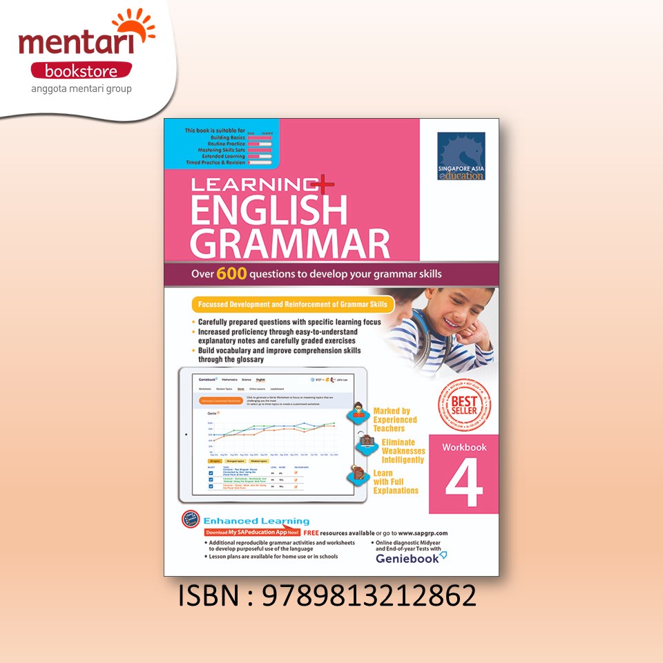 Jual Learning Grammar Workbook 4 | Buku Latihan Tambahan Bahasa Inggris ...