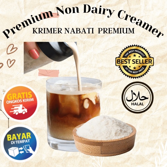 Jual 1 Kg BUBUK CREAMER NABATI GRADE PREMIUM 35 F | KRIMER NON DAIRY ...