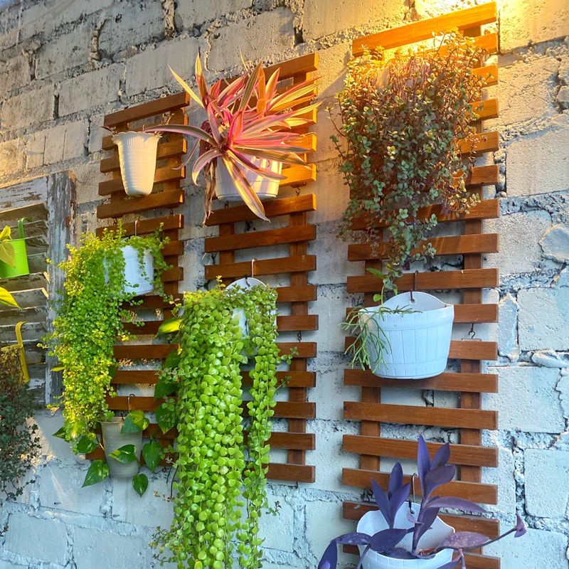 Jual Rak Pot Bunga Tempel Vertikal Rak Tempel Dinding | Shopee Indonesia