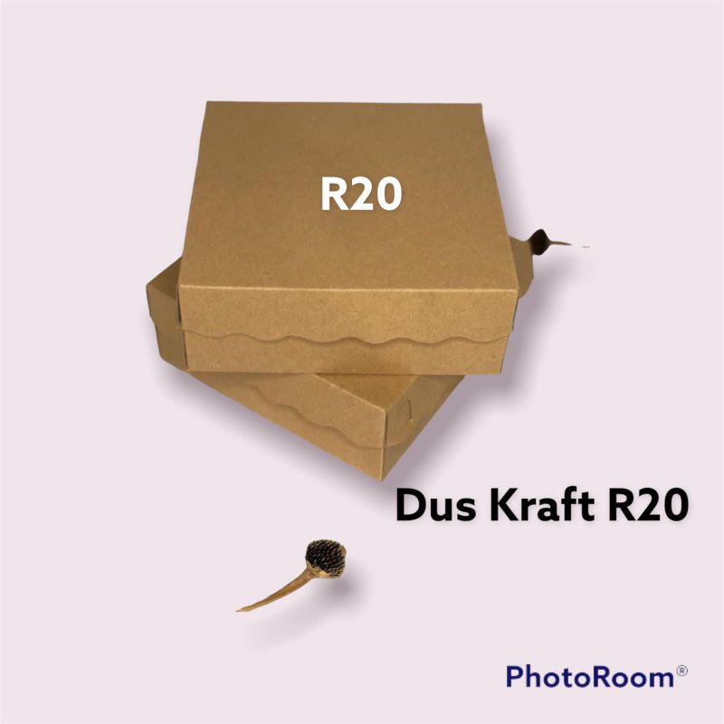 Jual (Paket) DUS NASI R10K. R20 20X20 COKLAT KRAFT CRAFT KOTAK KRAFT ...