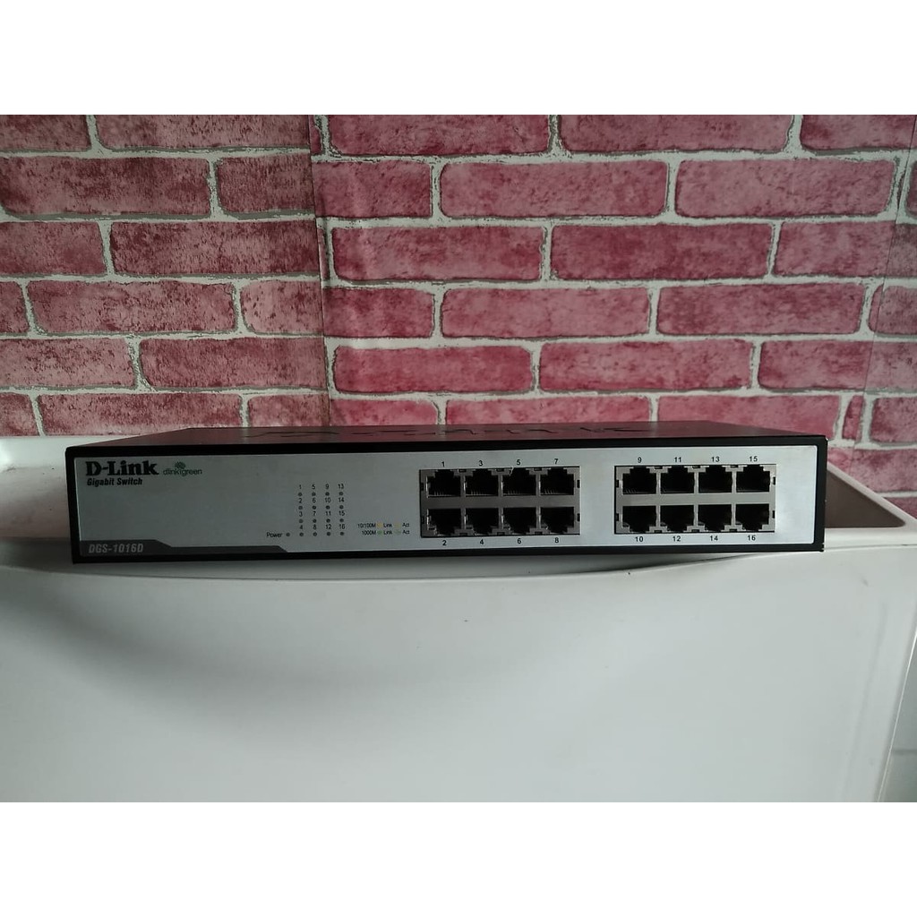 Jual DLINK Switch 16 Port Gigabit Unmanaged ( ethernet 10/100/1000 ...