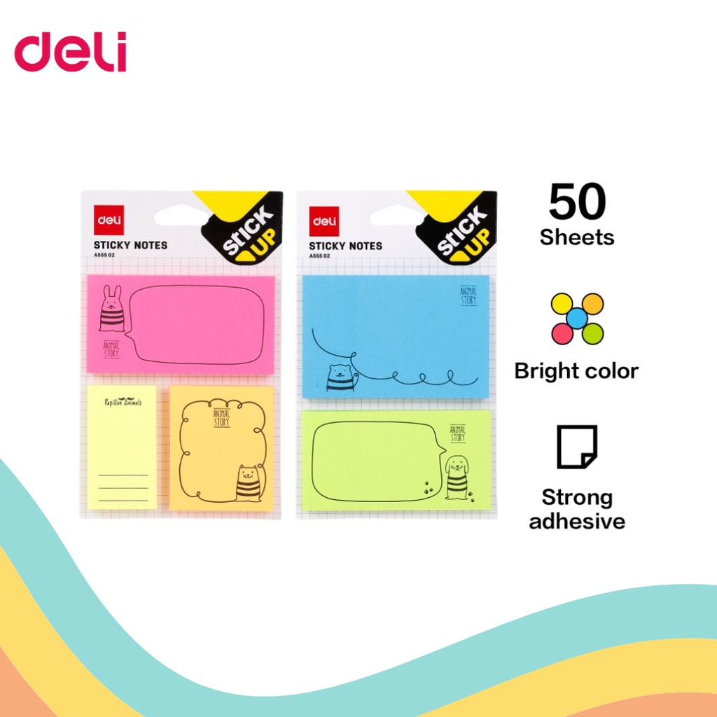 Jual STICK NOTE DELI EA-55502 (1 PCS) | Shopee Indonesia