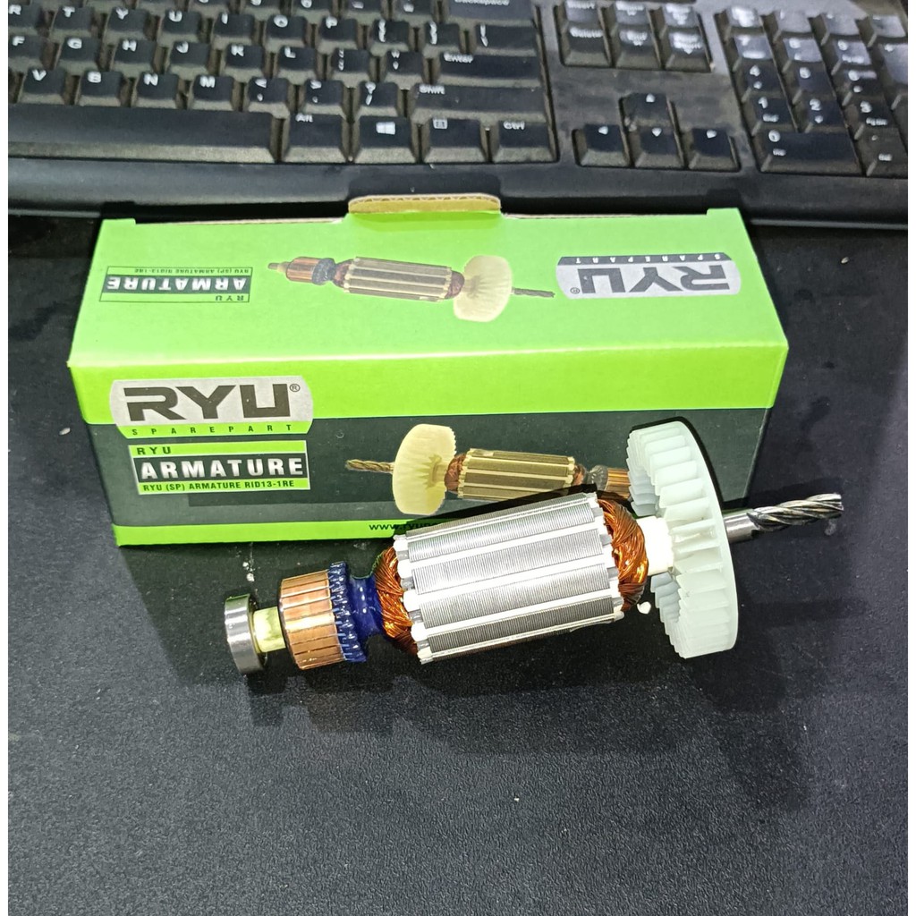 Jual MURAH RYU Angker ARMATURE Mesin Bor 13 mm RID13-1RE DAN ARMATURE ...