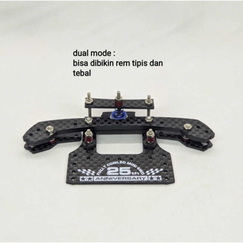 Jual Tamiya bumper belakang sistem anchor roller stay double fully 3mm ...