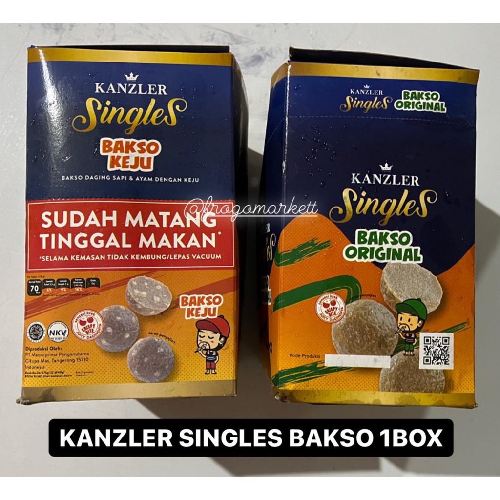Jual Kanzler Singles Bakso 1 Box (Isi 12) | Shopee Indonesia