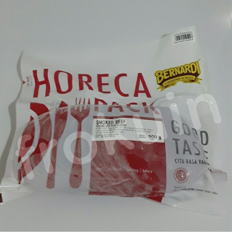 Jual Bernardi horeka smoked beef bulat 500 gr - Frozen food murah ...