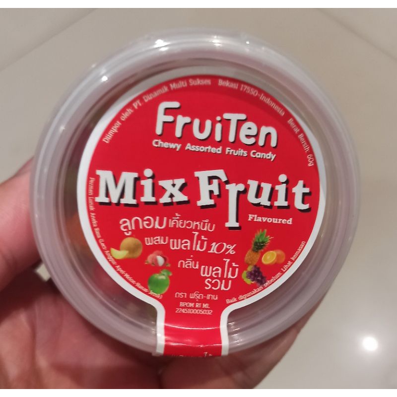 Jual Fruiten Permen Lunak Aneka Rasa Buah 60g / Chewy Assorted Fruit ...