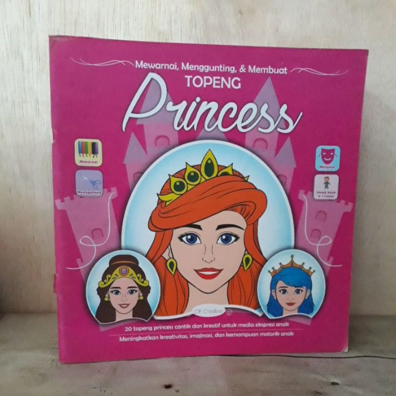 Jual Buku Keterampilan Anak - Mewarnai, Menggunting & Membuat Topeng ...